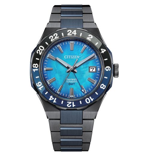 Reloj Citizen Hombre NB6036-52N Edición Limitada Gris Bicolor Azul ...