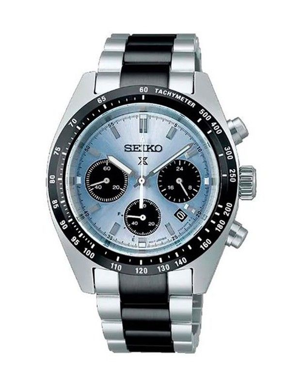 Reloj Seiko Hombre SSC909P1 Prospex Bicolor Acero Negro — Joyeriacanovas